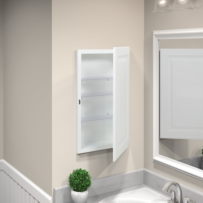 Alcott Hill® Brookshire 16'' W x 26'' H x 5.38'' D Recessed Bathroom ...