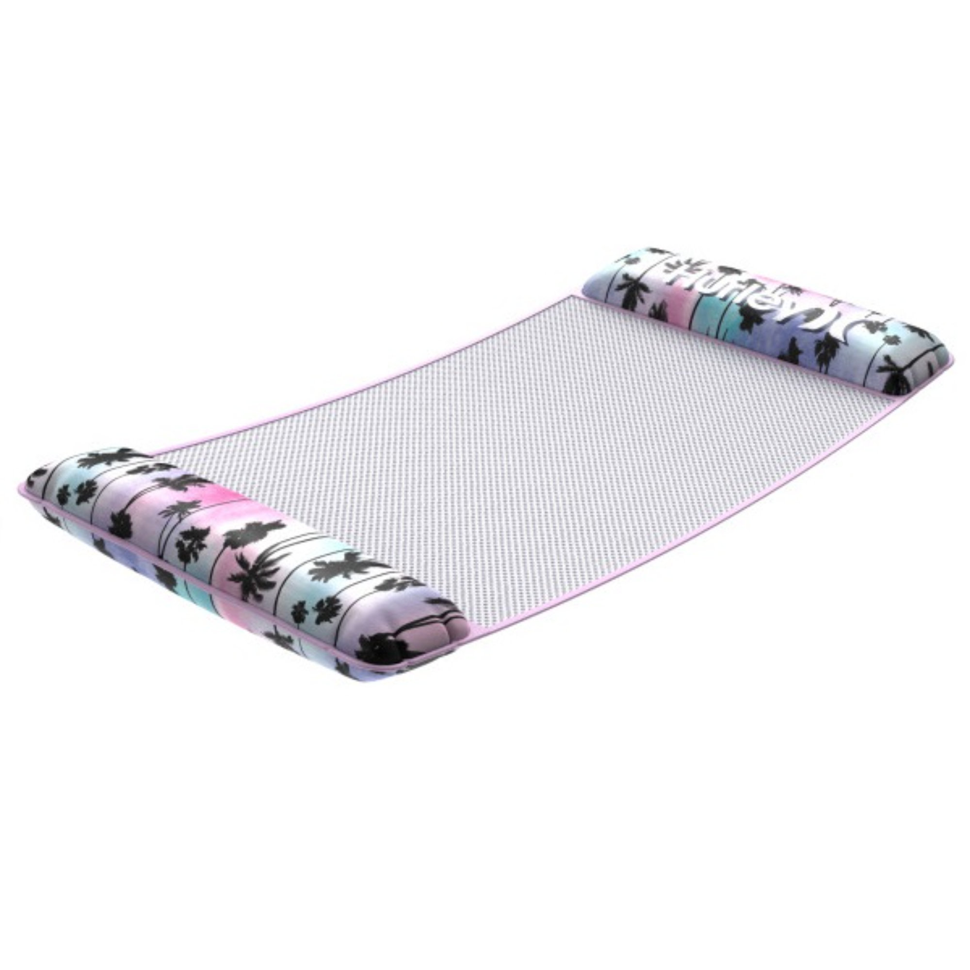 Hurley 44" Inflatable Mesh Pool Hammock, Pink Tropical Design - Wayfair ...