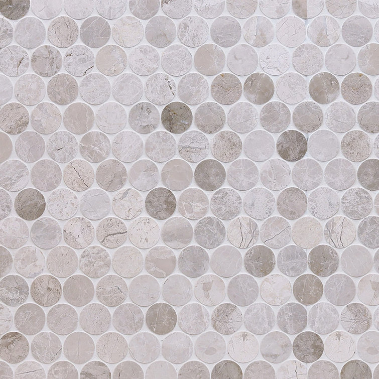 Direct Stone Source W x L Marble Tile Mosaic Sheet | Wayfair