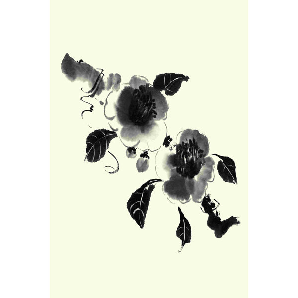 Red Barrel Studio® " Studies In Ink - Camellia " by Nan Rae Painting ...