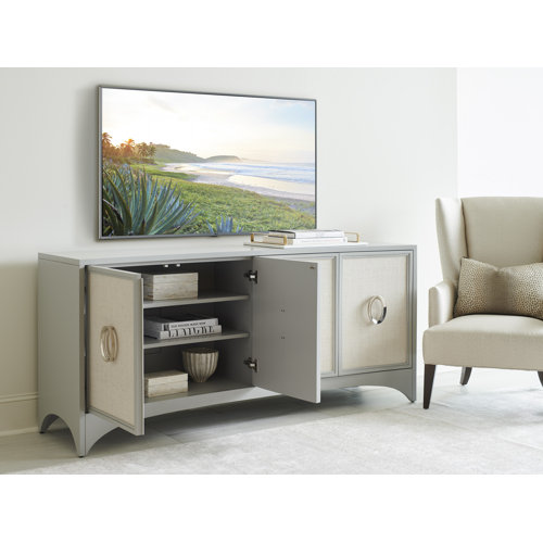 Sligh Studio Designs Newbury Park Raffia Media Console | Wayfair