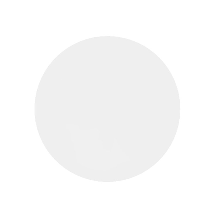 Inbox Zero 5" Dia. x 1" Thick Acrylic Riser, Paper Weight Clear Acrylic ...