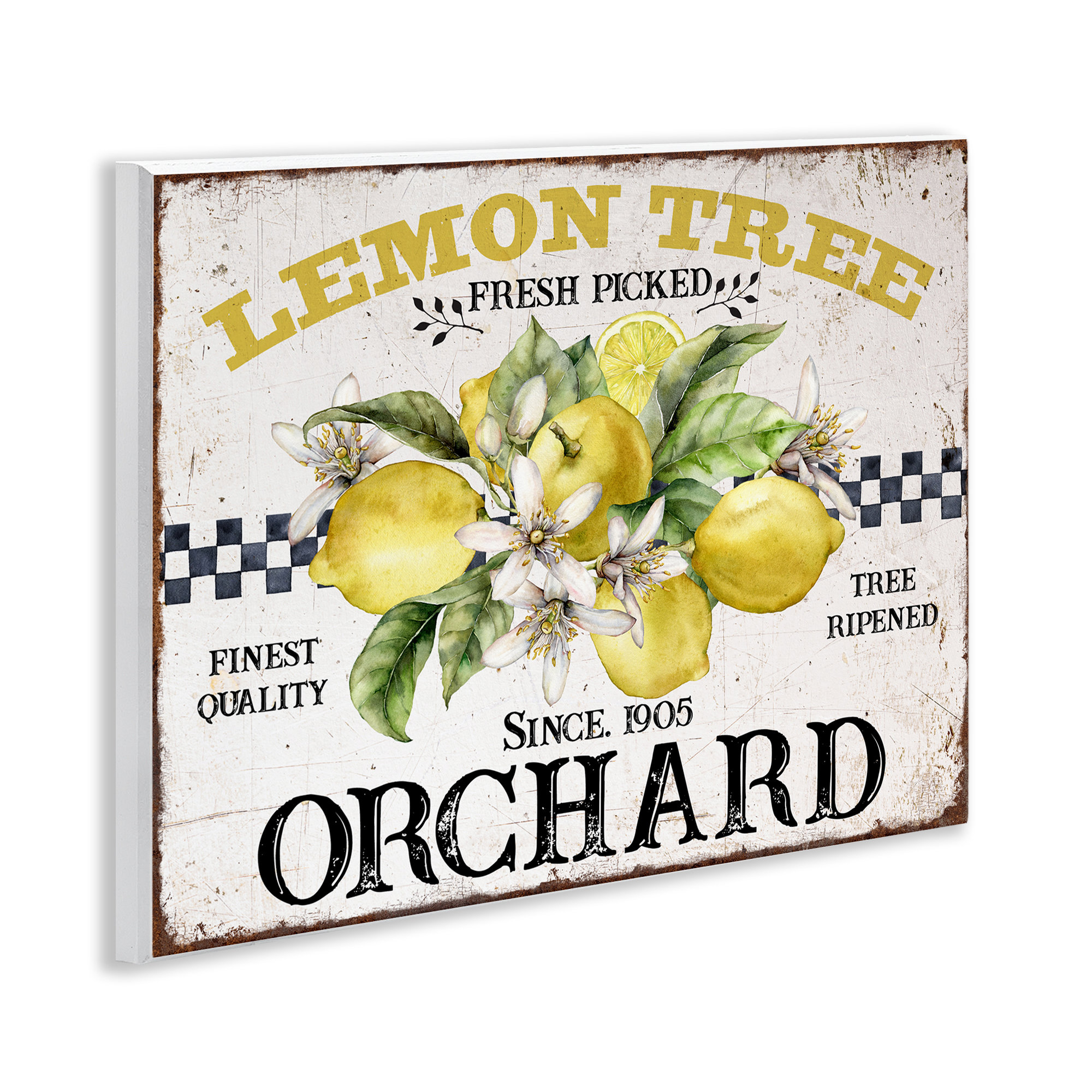 Ophelia & Co. Lemon Tree Fresh Picked Wall Plaque Art by Creatif Belle ...