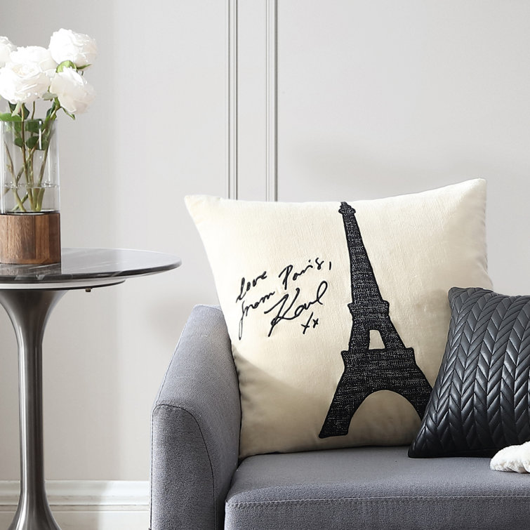 Karl Lagerfeld Paris 20X20 Love From Paris Dec Pllw Beige - Wayfair Canada