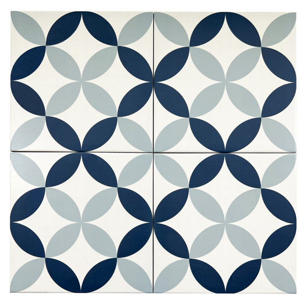 Tile Cart 8" x 8" Porcelain Singular Wall & Floor Tile | Wayfair