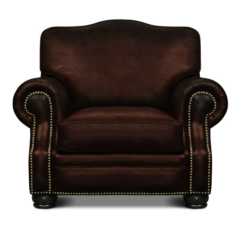 Eleanor Rigby Royale Leather Club Chair | Wayfair