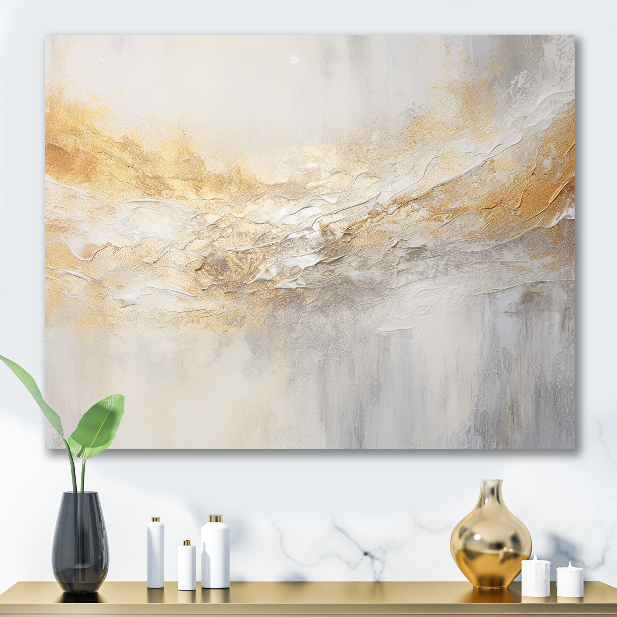 Wrought Studio Abstract Music Note Silver Grace I - Music Wall Decor ...