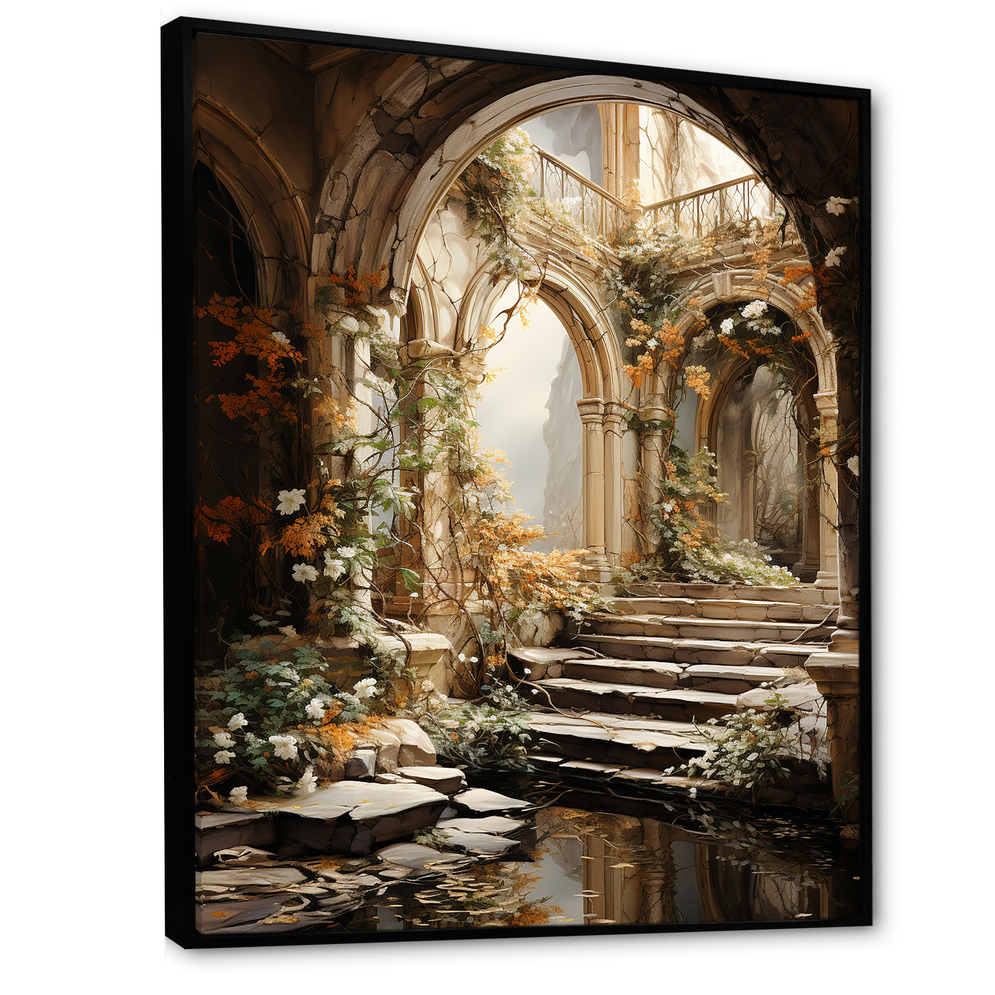 Lark Manor™ Ancient Ruins Blooms III - Fantasy Wall Art & Reviews | Wayfair