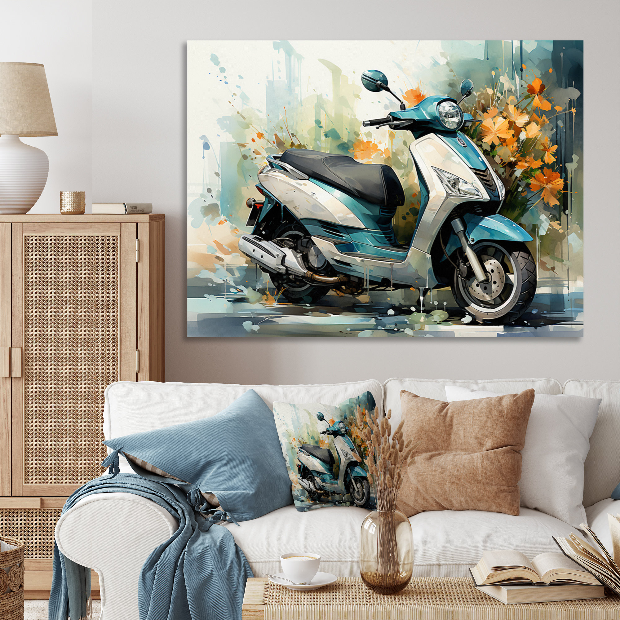 Ebern Designs Scooter Business Class - Scooter Wall art Print - Wayfair ...