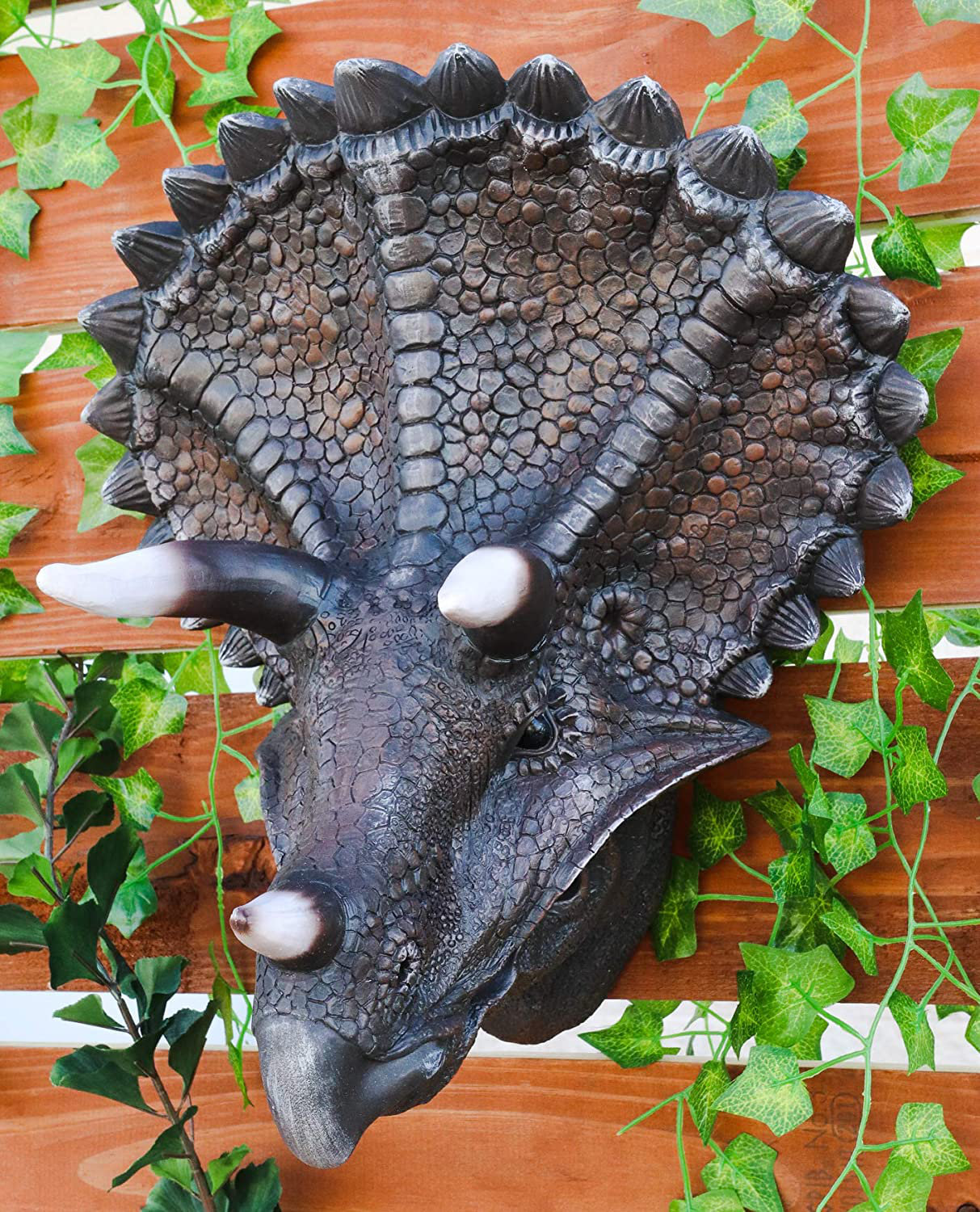 Trinx Prehistoric Jurassic Dinosaur 3 Horns Triceratops Wall Head Large ...