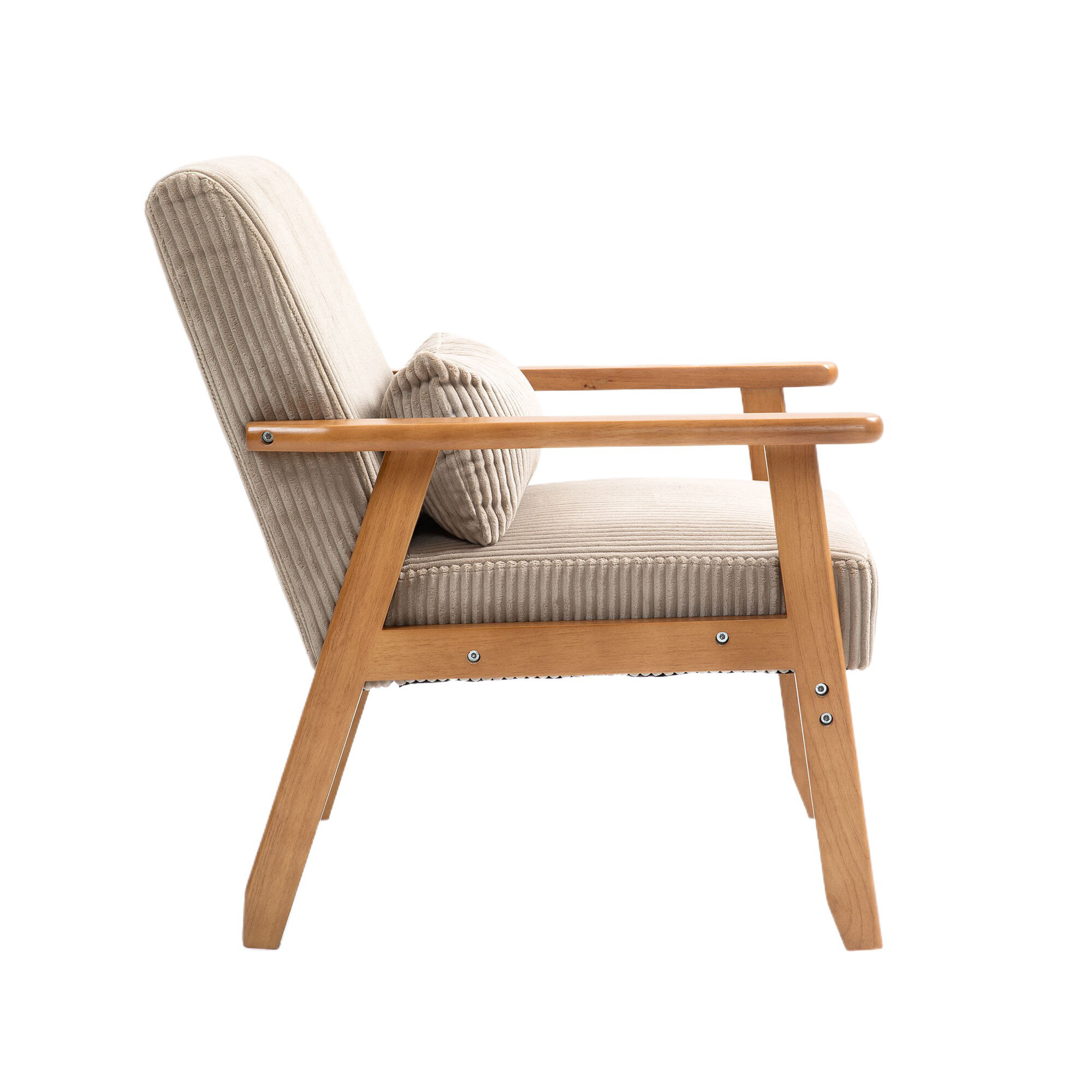 Corrigan Studio® Solid Wood Frame Armchair | Wayfair