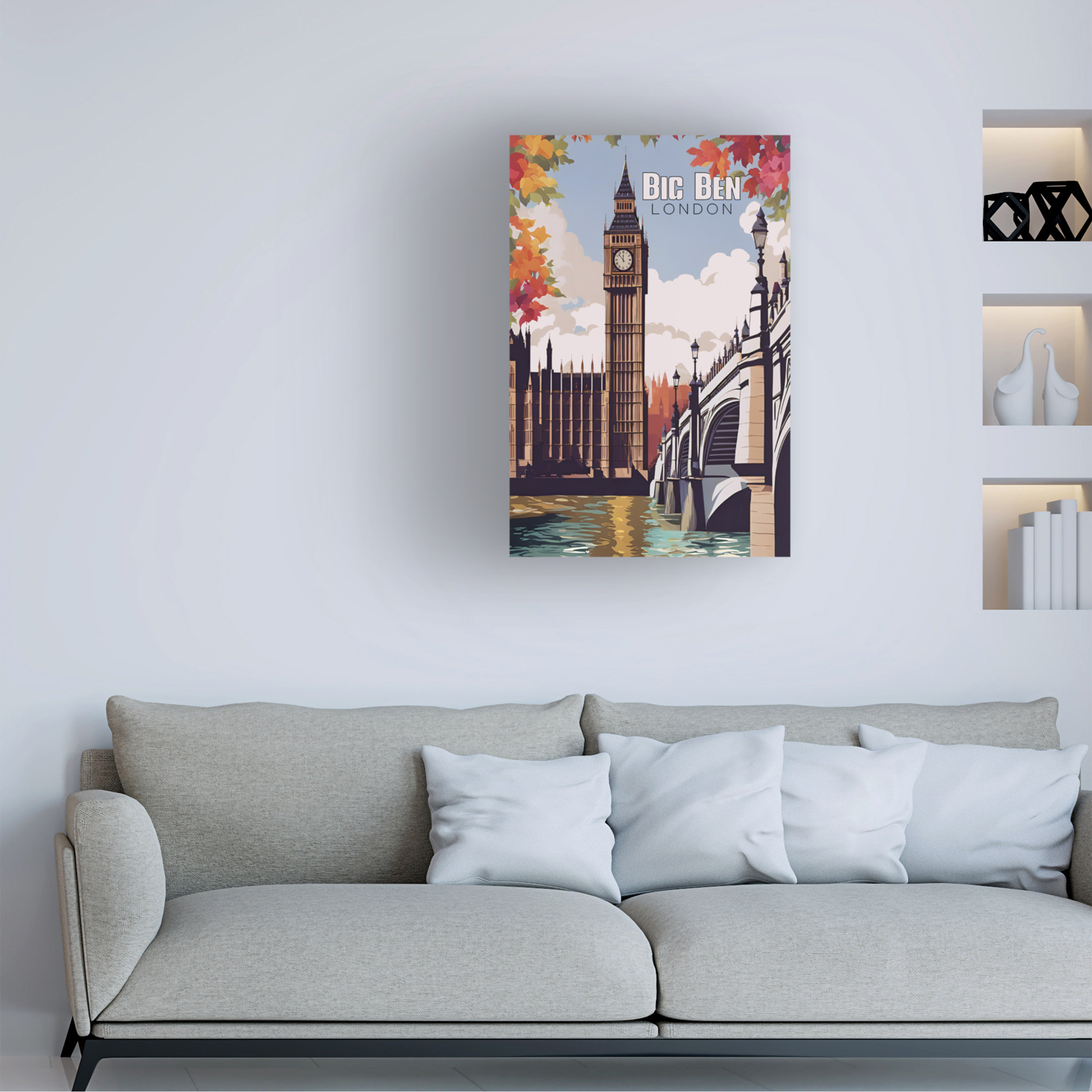 Winston Porter Tina Lavoie Big Ben London Travel Poster Canvas Art ...