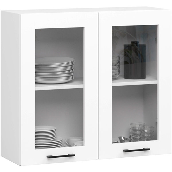 Akord Oliwia kitchen display case in white Base Unit | Wayfair.co.uk