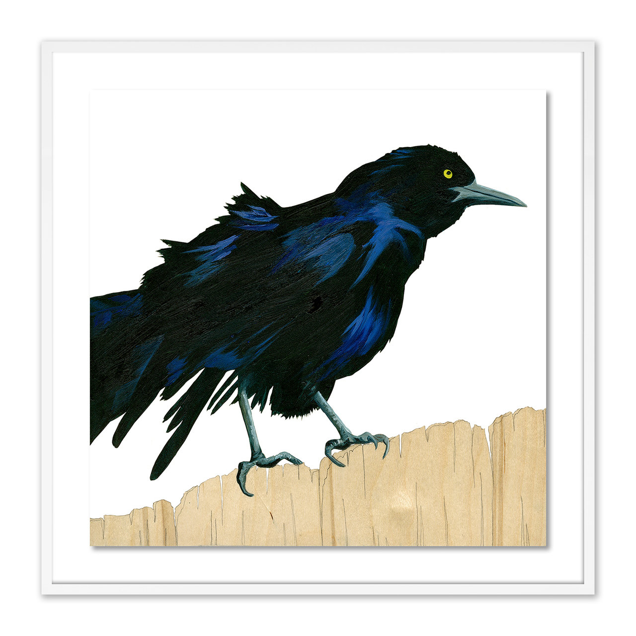 Four Hands Art Studio Grackle " Grackle #20 " by Carly Weaver Painting ...