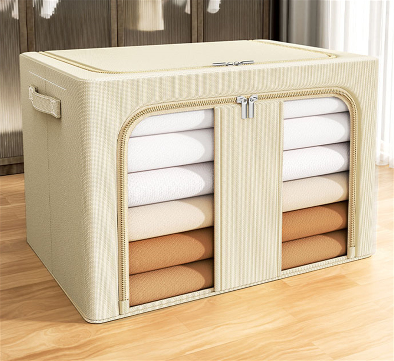 Hokku Designs Fabric Clothing Storage Box | Wayfair