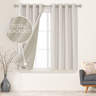 Wade Logan® Lythrodontas Faux Linen Total Blackout Curtain Panels ...