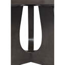 Noir Nobuko Mahogany Solid Wood Pedestal Dining Table | Perigold