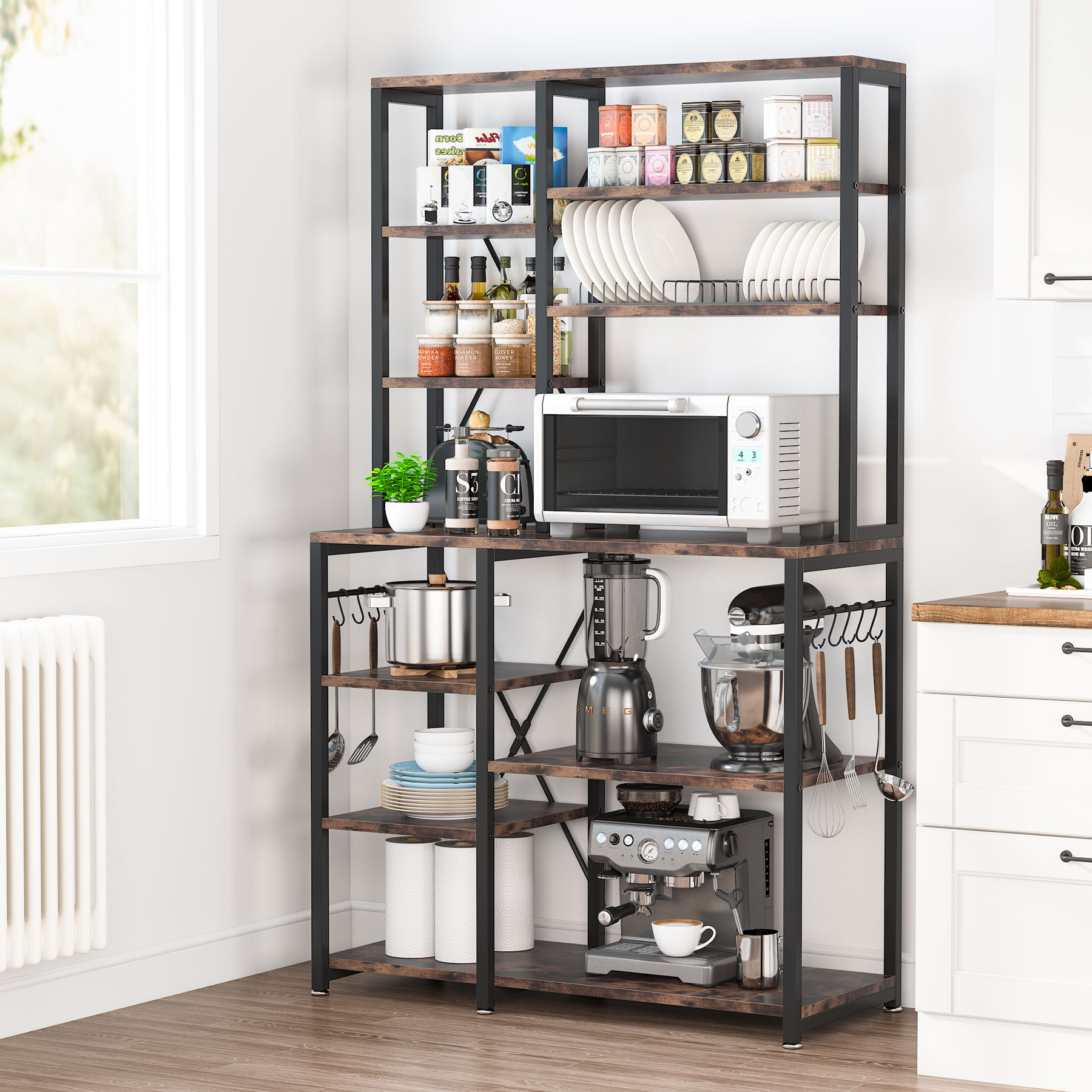 Hokku Designs 5-Tier & 6-Tier Kitchen Baker's Rack & Reviews | Wayfair