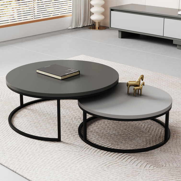 Latitude Run® Landry 31.5" Nestable Round Coffee Table & Reviews ...