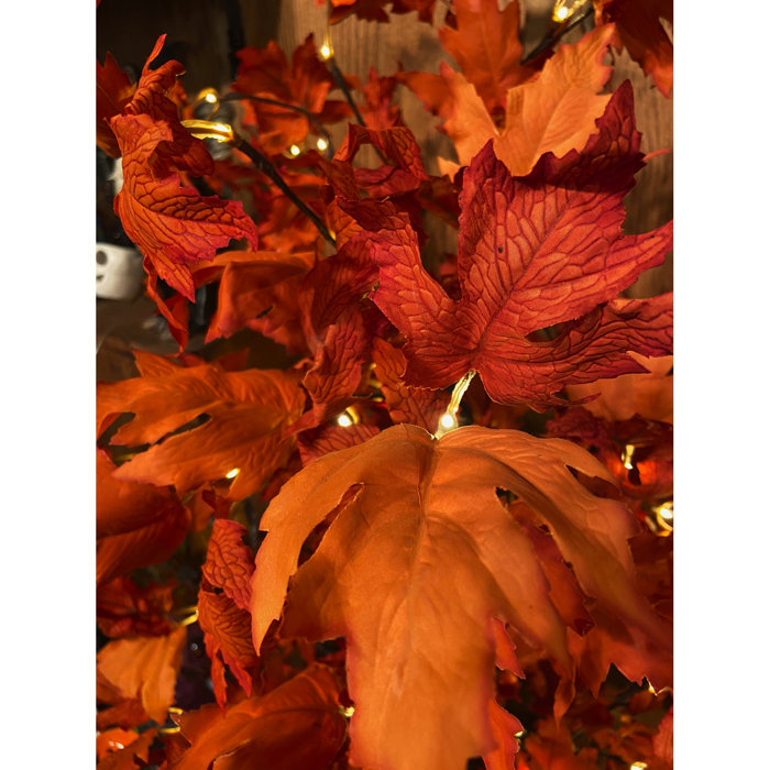 Evergreen Enterprises, Inc Indoor/Outdoor Lighted Maple Tree with ...