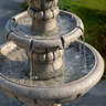 World Menagerie Webbe 2-Tier Outdoor Birdbath Freestanding Water ...