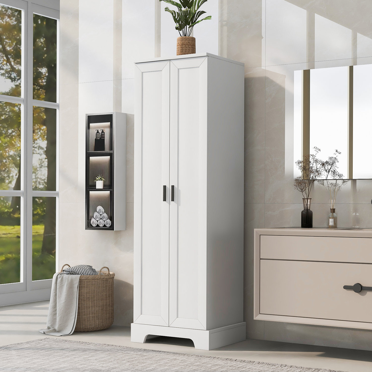 Red Barrel Studio® Rupert Freestanding Bathroom Cabinet | Wayfair
