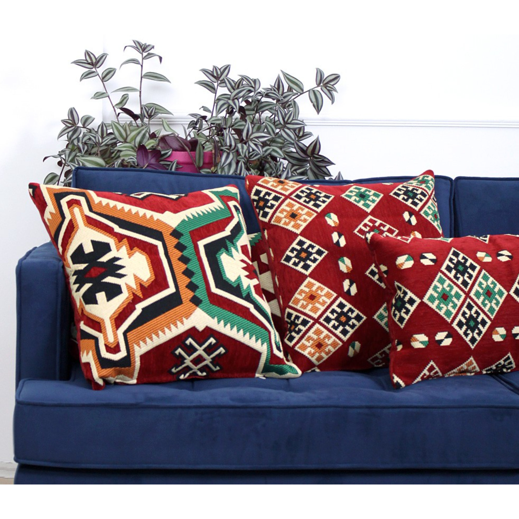 Asir Group INC Cotton / Polyester Blend Throw Square Pillow Cover ...