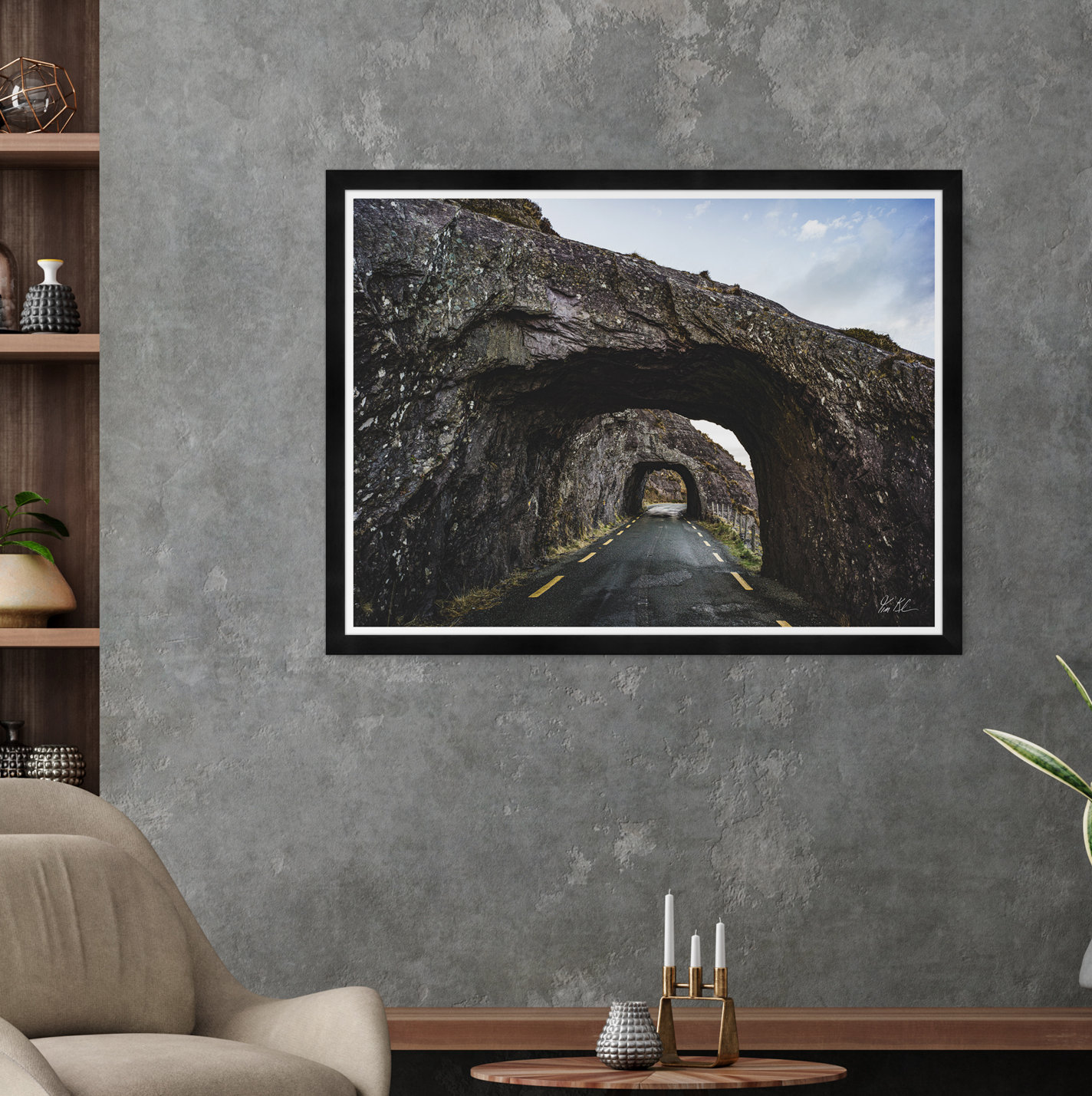 Tim Klein Photography Tunnel Road by Tim Klein - Picture Frame ...