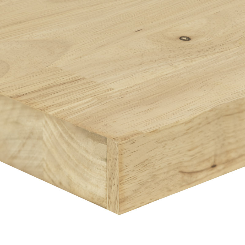 MSI Hevea Prestain Beach Blonde 6 Ft. L X 25 In. D X 1.5 In. T Finished ...