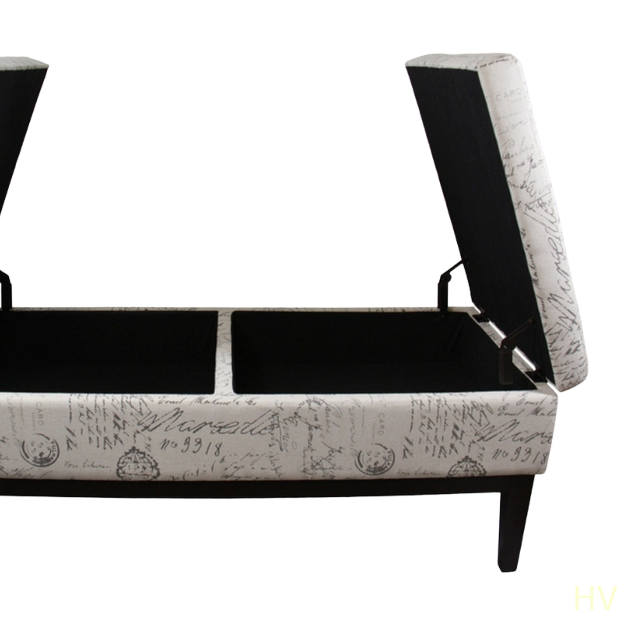 Gracie Oaks 19.5" Tall Storage Bench, Dual Lift For Bedroom, Living ...