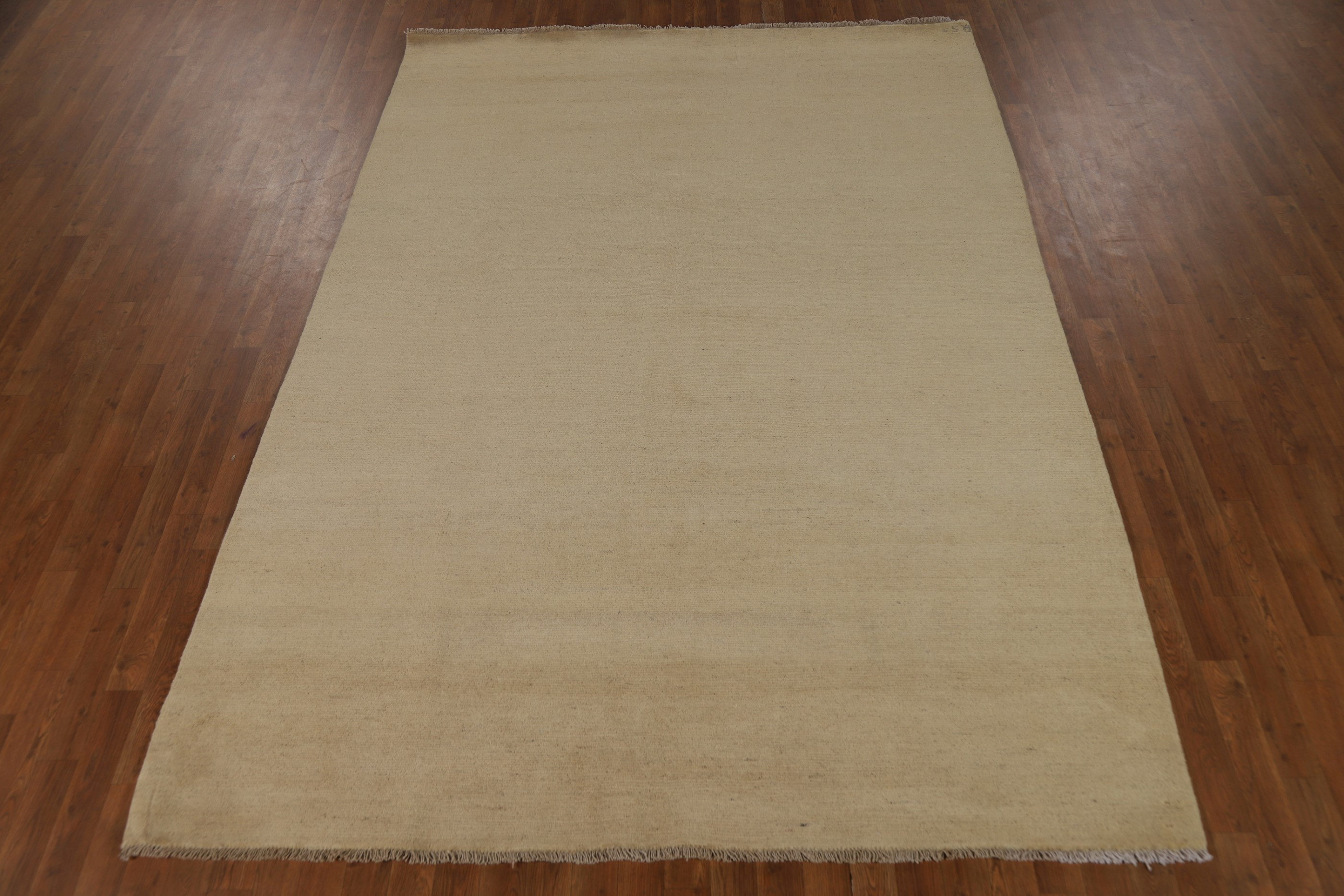 Hokku Designs Modern Beige Wool Gabbeh Oriental Area Rug 7x9 | Wayfair