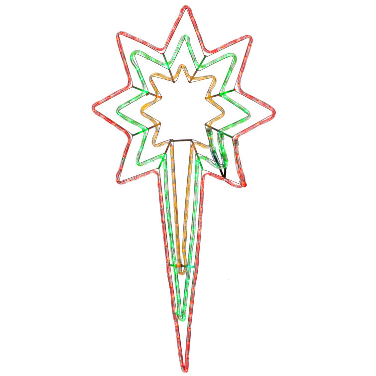 The Seasonal Aisle Animated North Star LED Lighted Display | Wayfair.co.uk