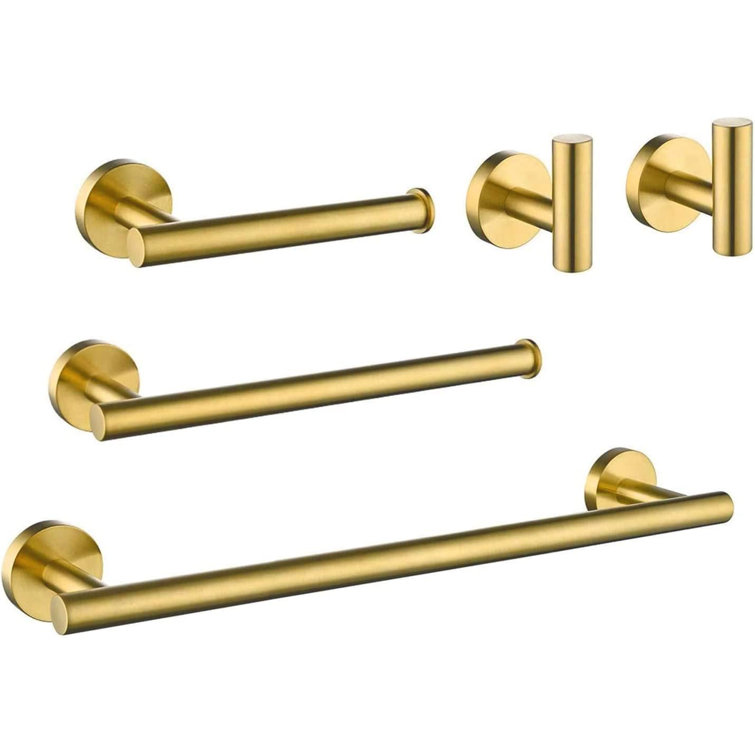 Xhome 5 - Piece Bathroom Hardware Set | Wayfair