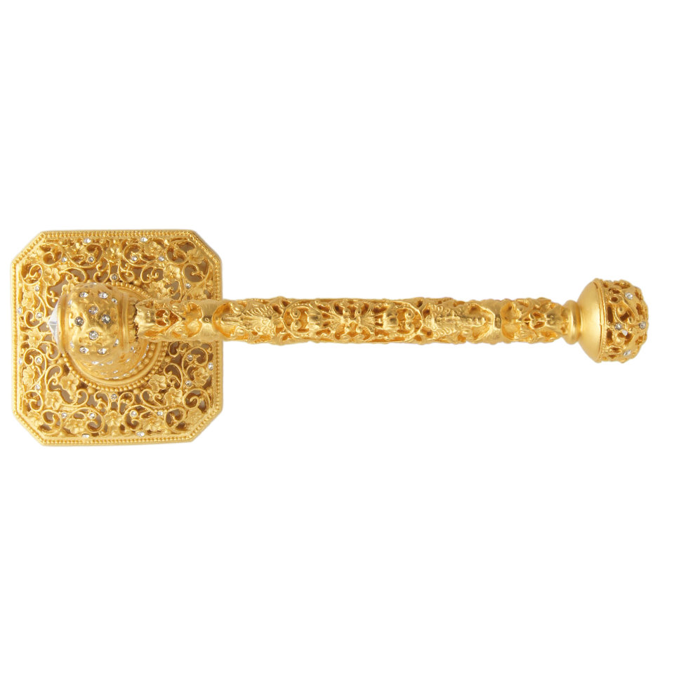 Carpe Diem Hardware Juliane Grace tissue bar right with Swarovski Clear ...