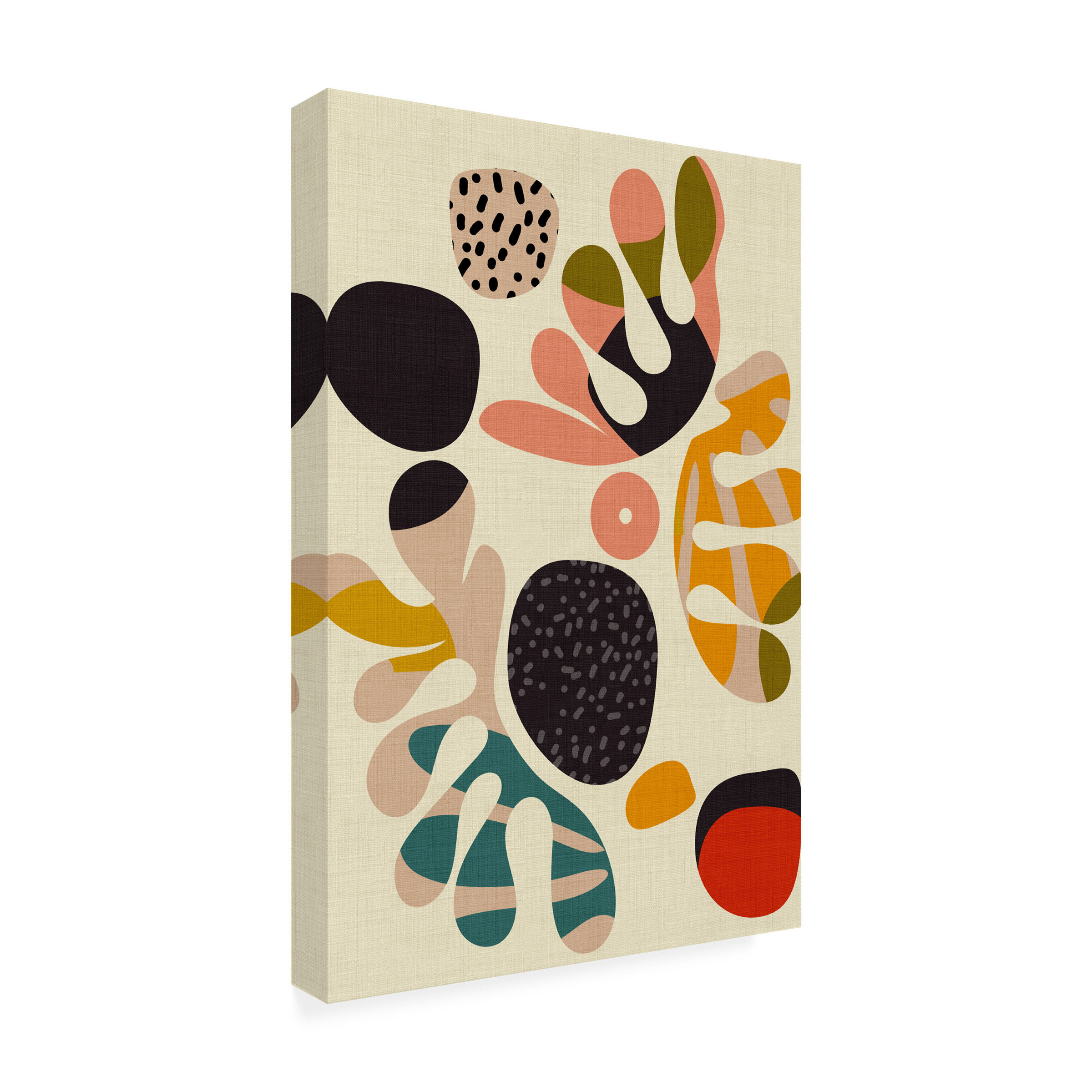 Trademark Fine Art Ana Rut Bre Mid Century Cut Outs2 Canvas Art ...