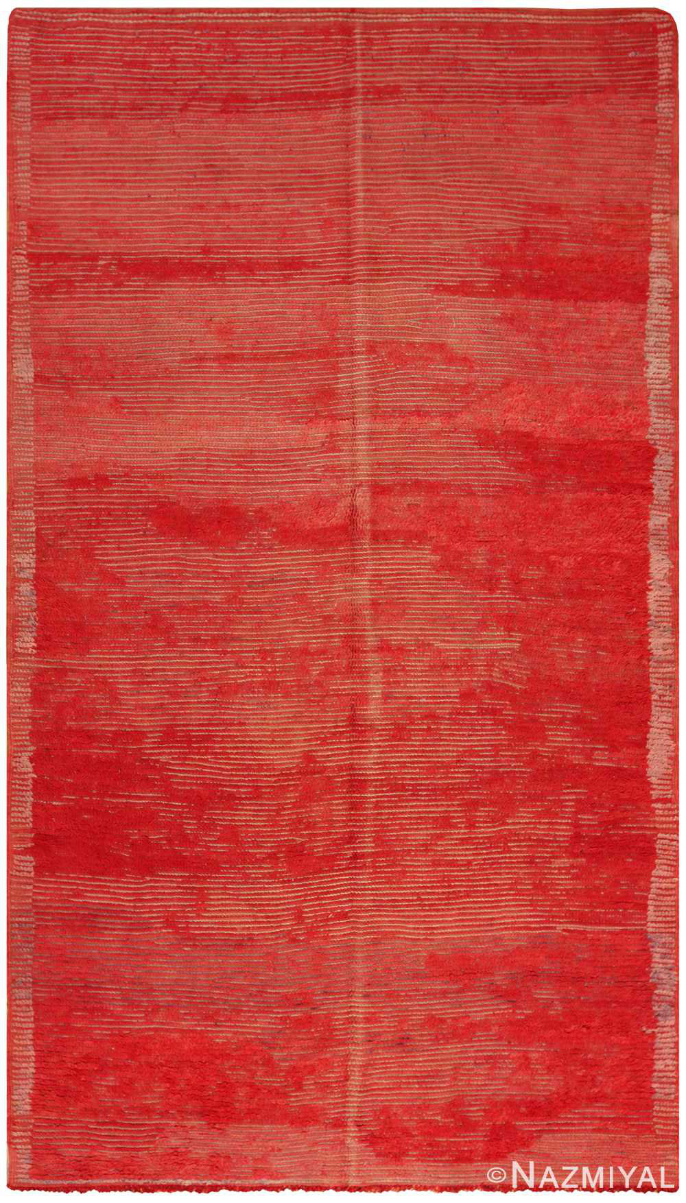 Nazmiyal Collection Double Sided Vintage Berber Moroccan Red Rug | Wayfair