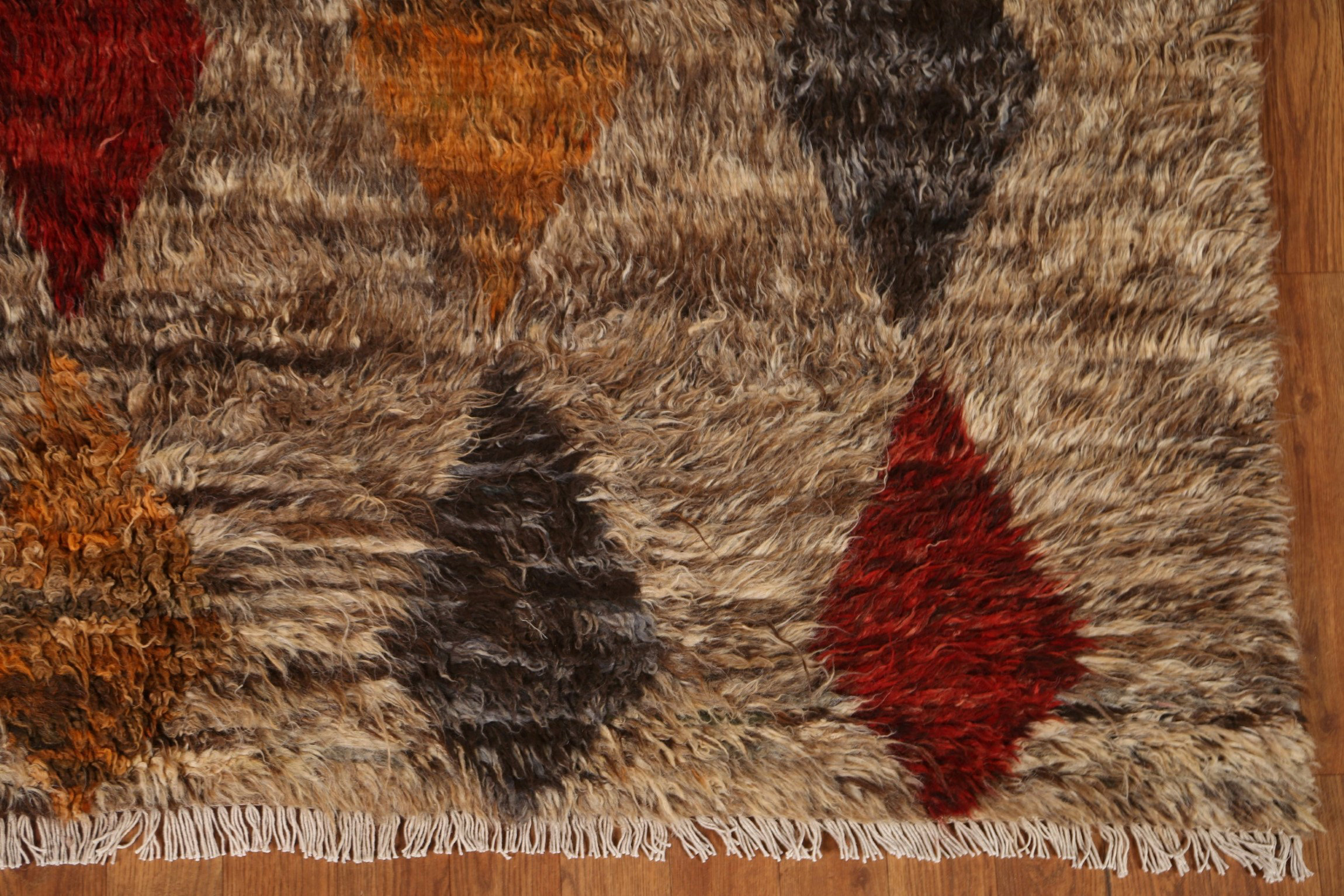 Rugsource Brown Moroccan Berber Wool Area Rug Handmade 6X9 | Wayfair