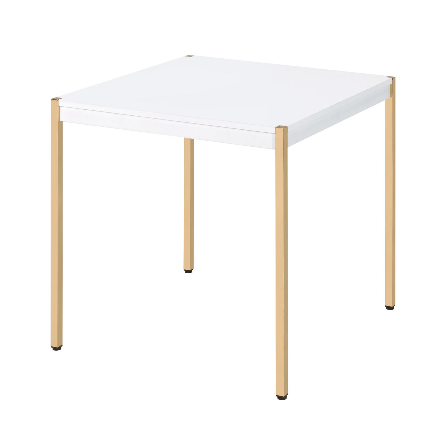 Mercer41 Square Top End Table With Metal Legs | Wayfair