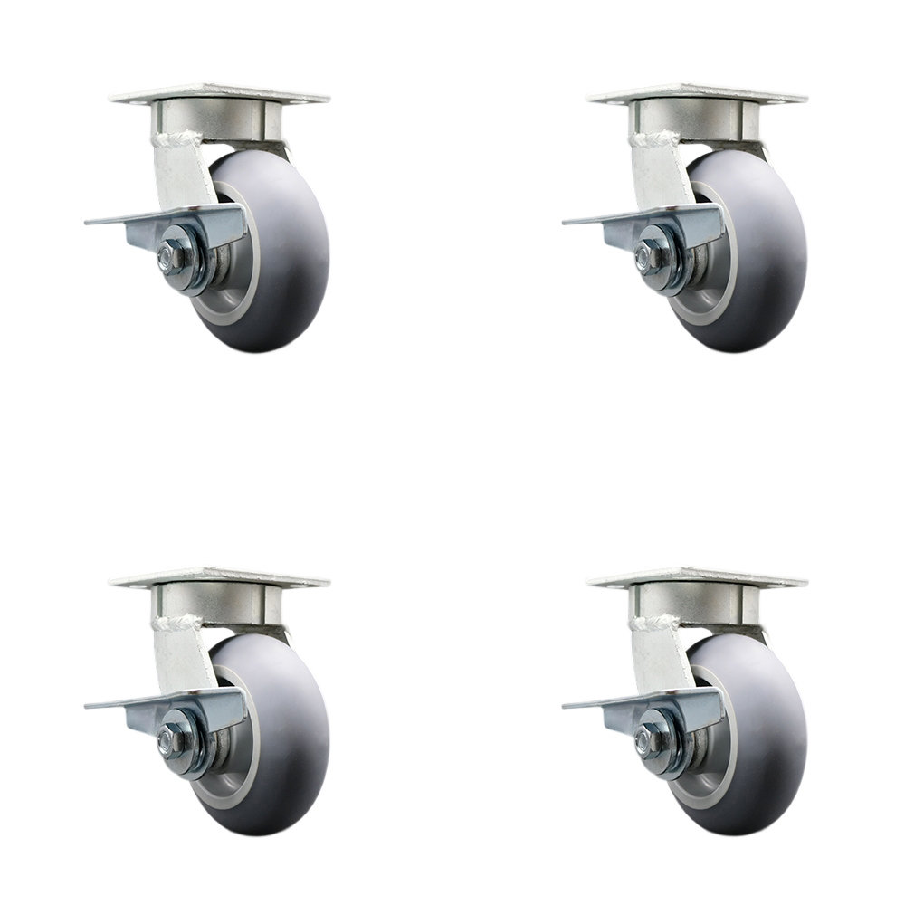 Service Caster Swivel Caster Set | Wayfair