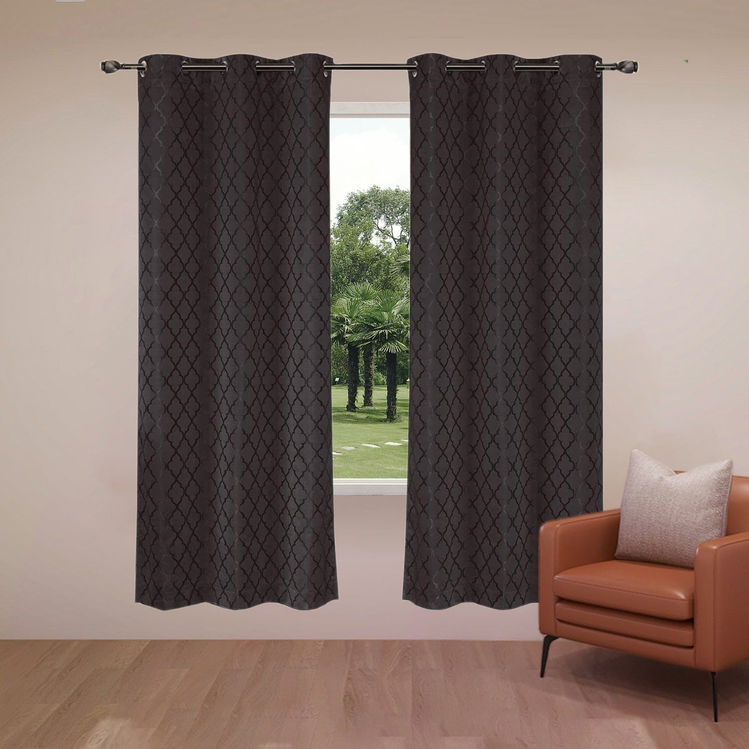 Frifoho Polyester Curtain | Wayfair