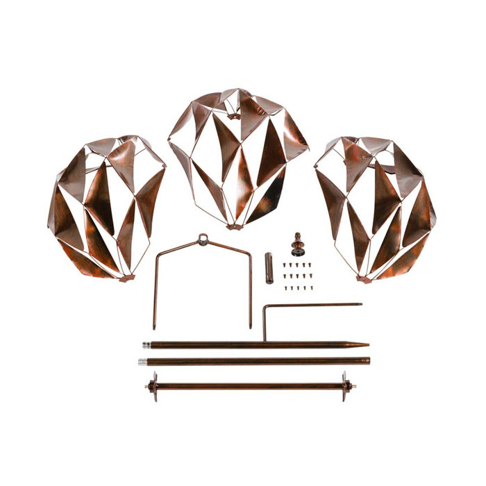 Plow & Hearth Harlequin Ball Garden Wind Spinner Rotator & Reviews ...