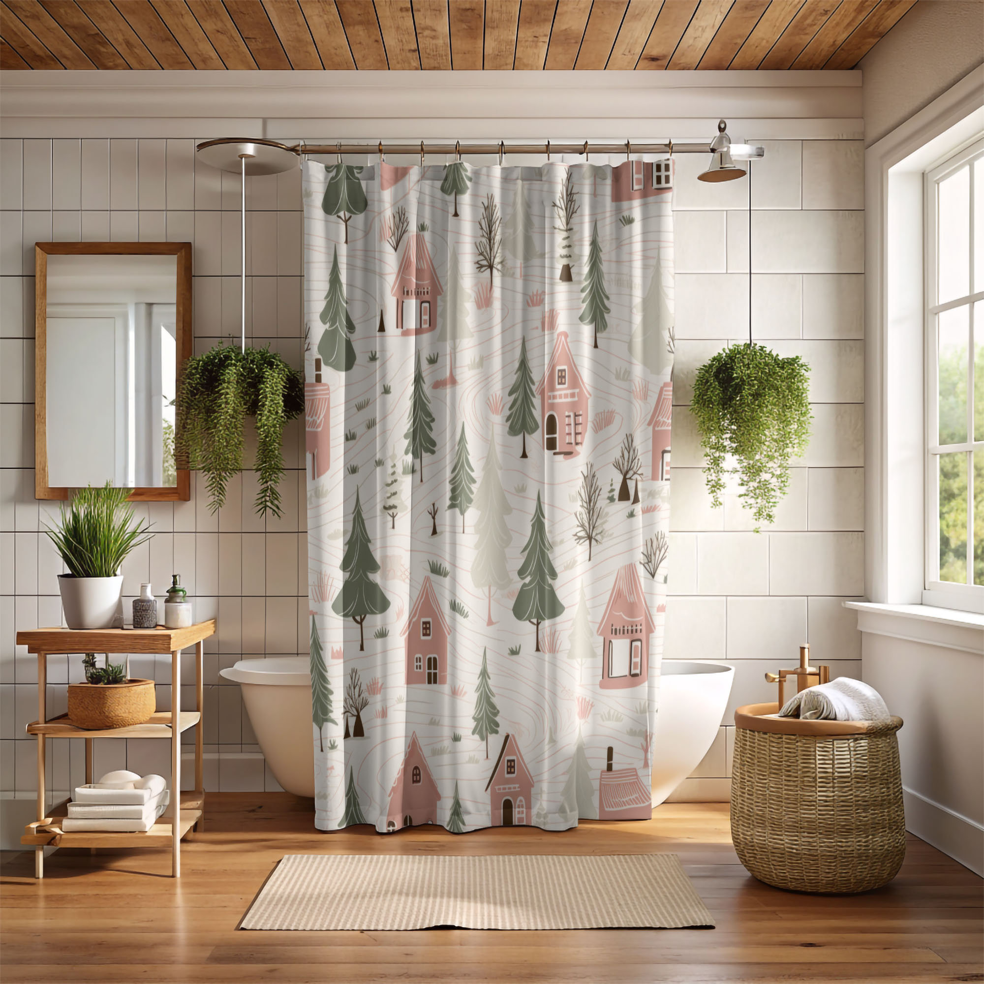 Latitude Run® Chill Spot - Premium Shower Curtain | Wayfair