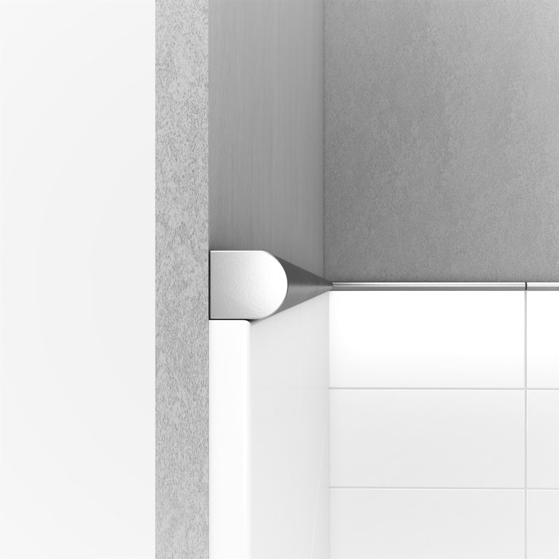 Nichetiles 12'' L x 0.75'' W Porcelain Round Tile Trim | Wayfair