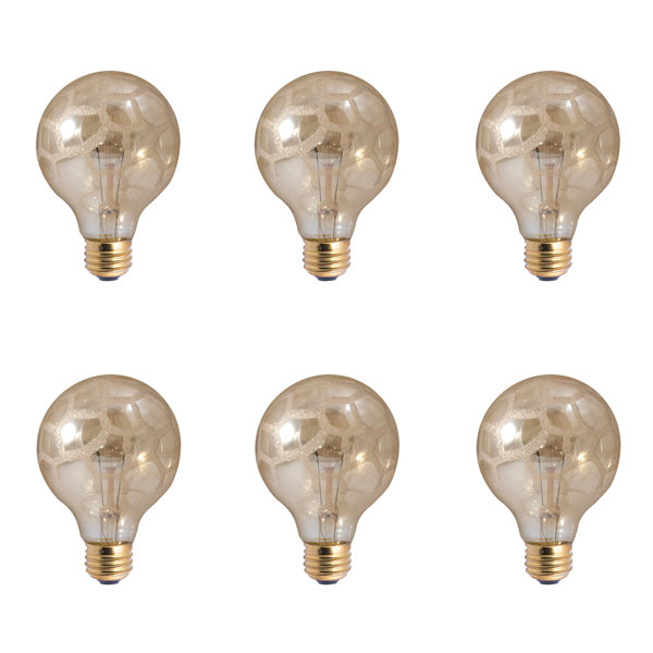 Bulbrite Industries 40 Watt, G25 Incandescent, Dimmable Light Bulb, E26 ...
