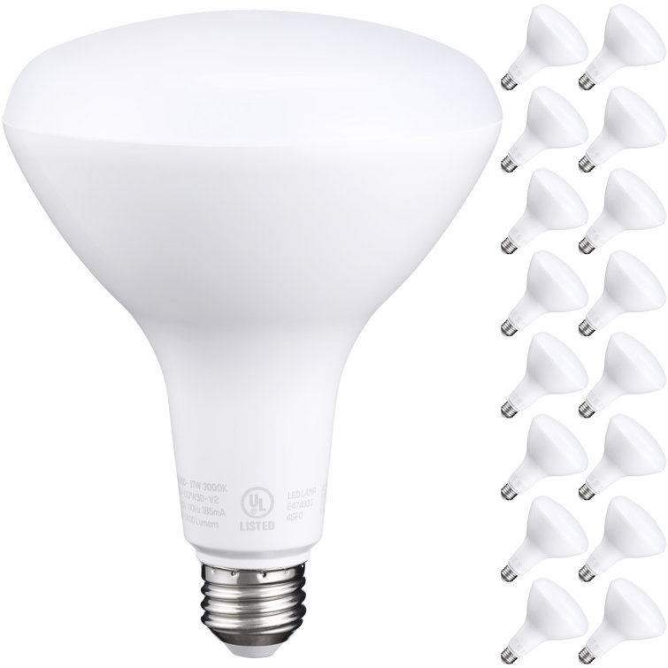 TORCHSTAR BR40 LED Dimmable Light Bulb, 17W (100W Eqv), 1400 Lumens ...