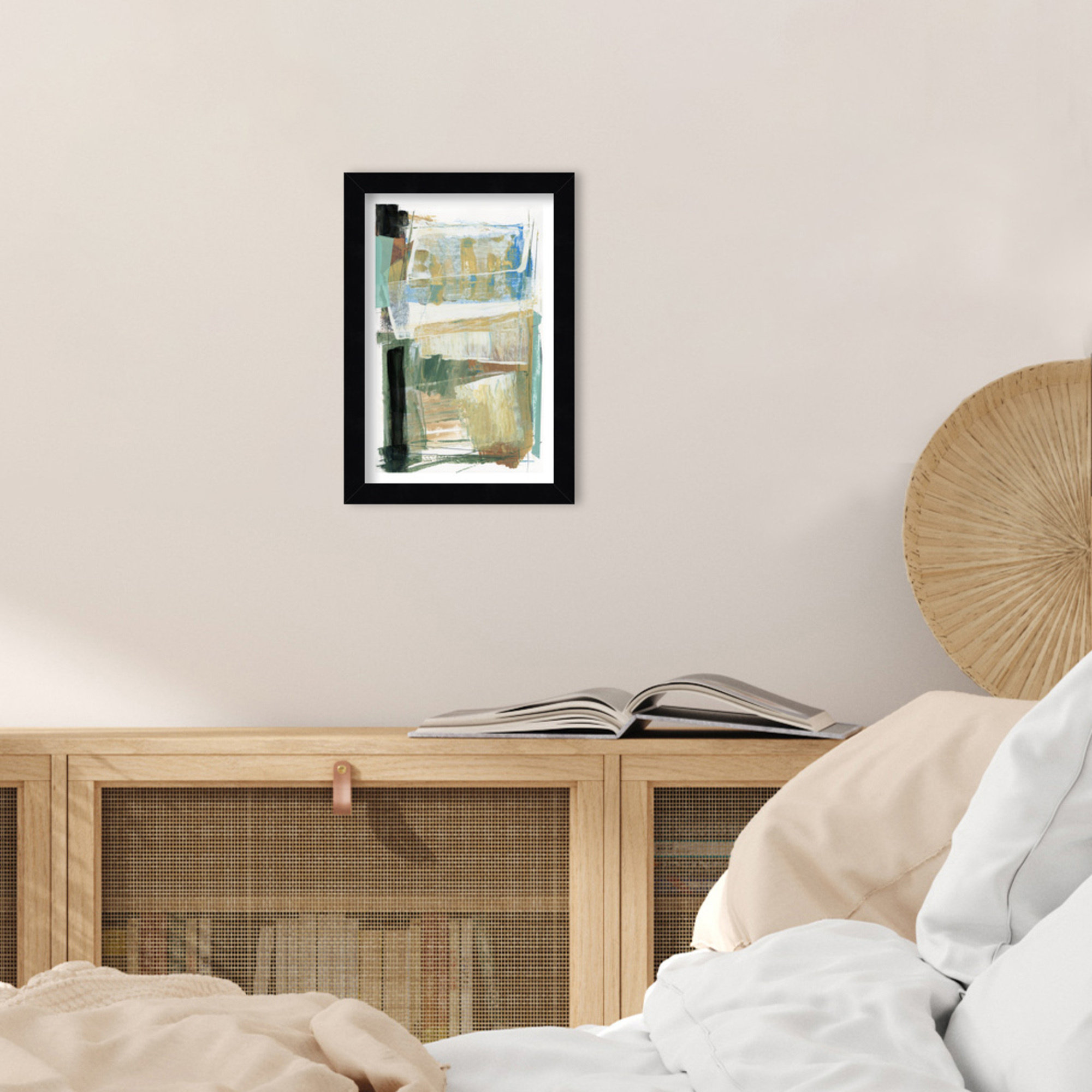 Ivy Bronx Chromatic Planes by Winnette Wood Framed Wall Art Print | Wayfair