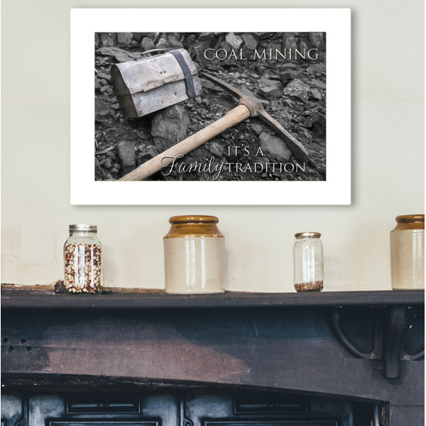 August Grove® Coal Mining Framed Wall Art for Living Room, Home Wall ...