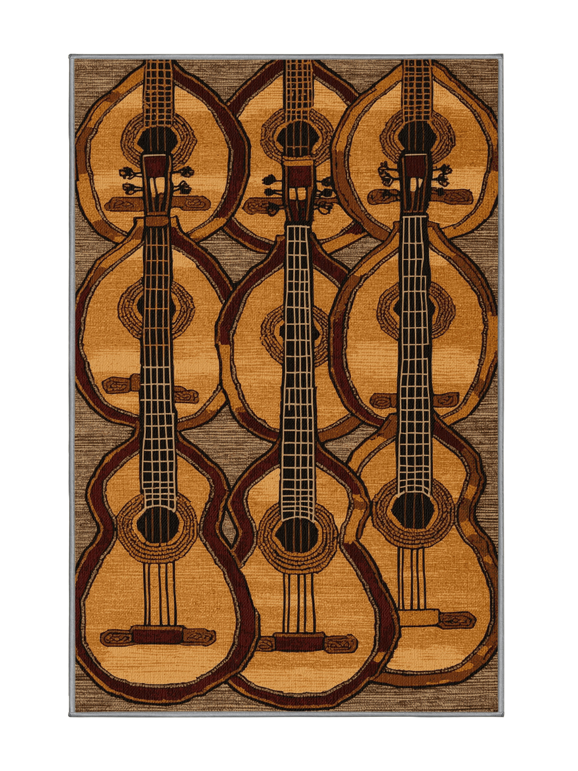 Longshore Tides Washable Lute Music Area Rug | Wayfair