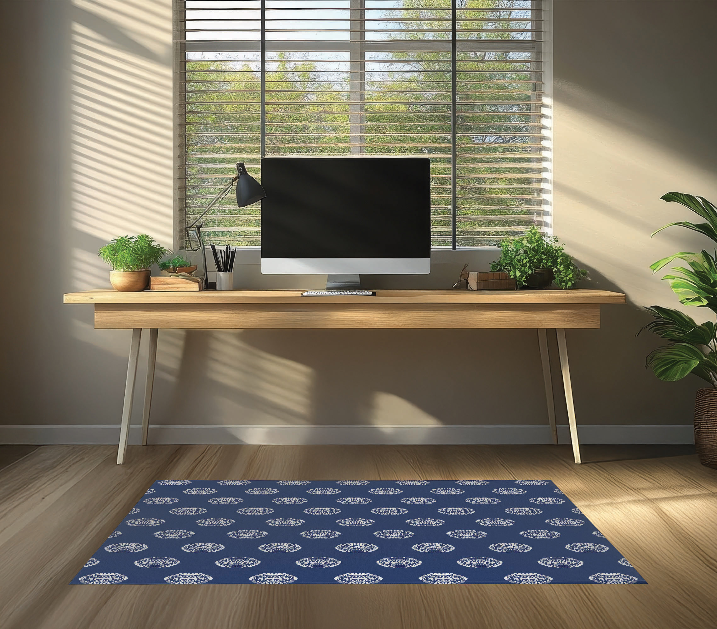 Christopher's Corner Maddy Non Slip Office Floor Mat | Wayfair