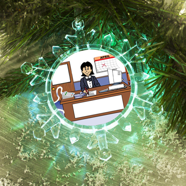 Printed Perfection Personalized Accountant, Bookkeeper - Female Lighted ...